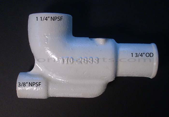 Onan Exhaust Elbow - 155-1058 - Shop Cummins