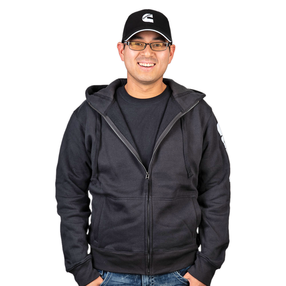 Cummins Fleece Jacket with Red Ball Logo Large - 29409-L - Shop Cummins