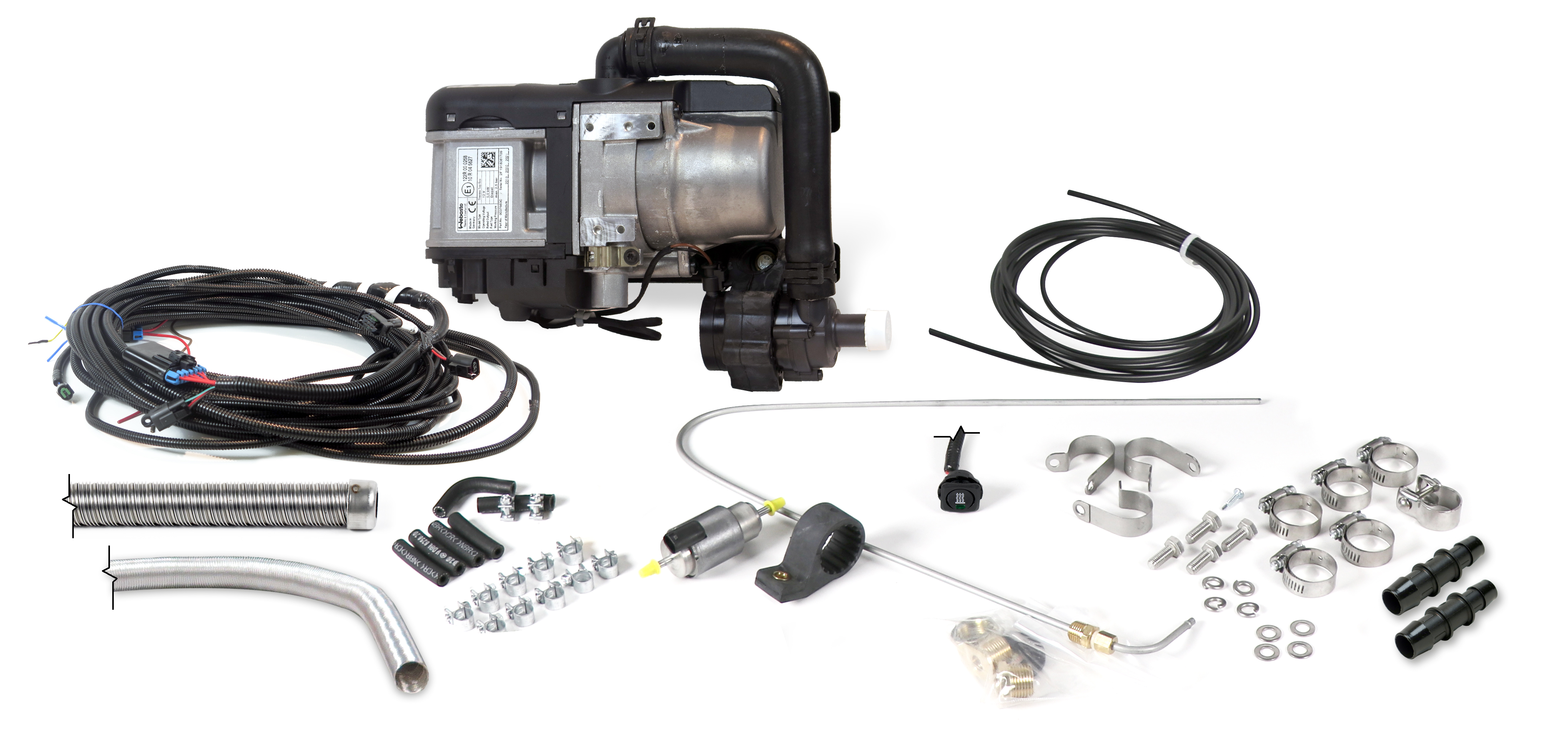 Webasto Thermo Top Evo 12v Gas Light_Medium Kit - 5013655A - Shop Cummins